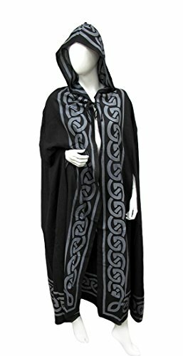 Pentagram Lightweight Cotton Hooded Ritual Cloak Gray Celtic Knot | eBay