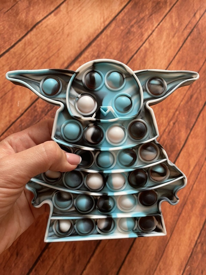 Baby Yoda fidget toy popit push bubble sensory gamepad toy antistress ...