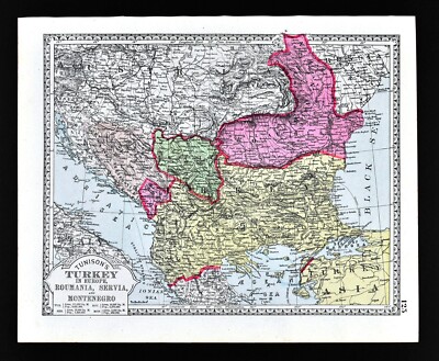 1900-Now - Map Of Balkan