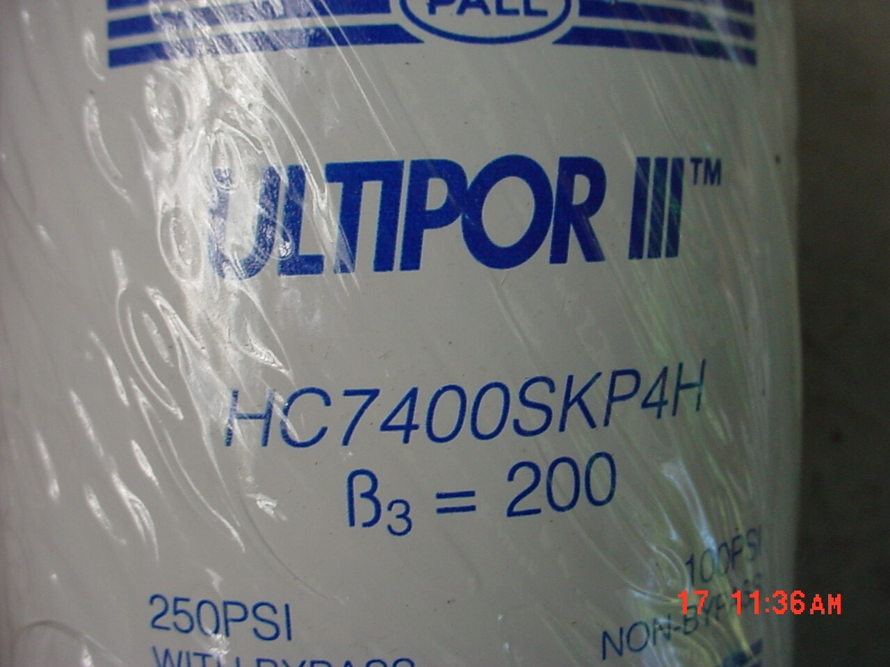 Pall Corporation Ultipor 3 Filtration HC7400SKP4H | eBay