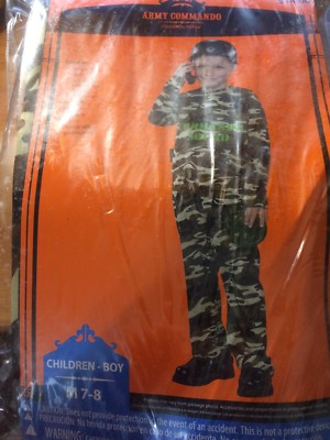 Army Commando Costume...BRAND NEW | eBay