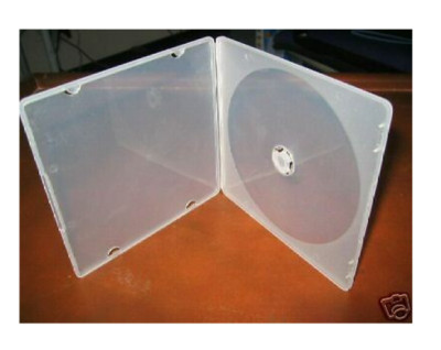 100 5MM ULTRA SLIM SINGLE CD / DVD POLY CASE CASES, CLEAR, NO SLEEVE ...