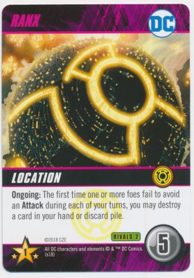 RANX DC Deck Building Game card GREEN LANTERN/SINESTRO RIVALS | eBay