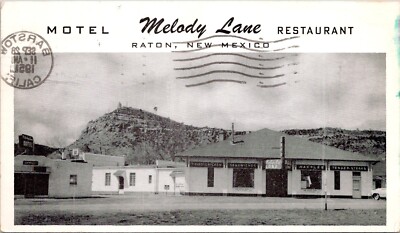 Motel Melody Lane Restaurant Raton New Mexico Advertisement c1950 ...