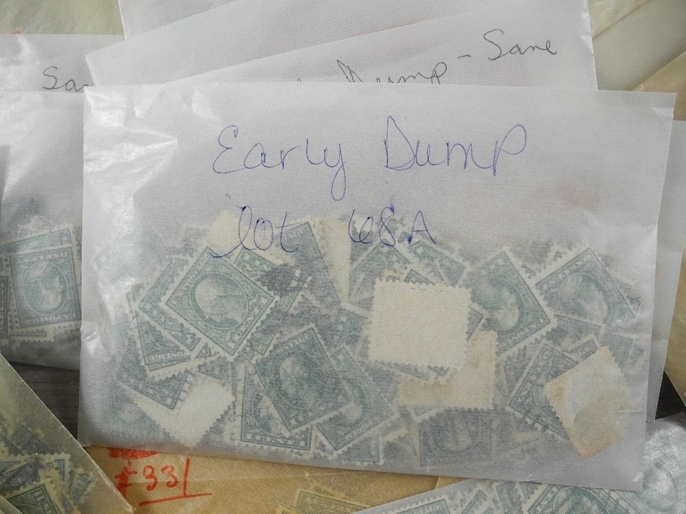 US, Washington/Franklins, 1000s & 1000s of UNCHECKED Stamps in ...