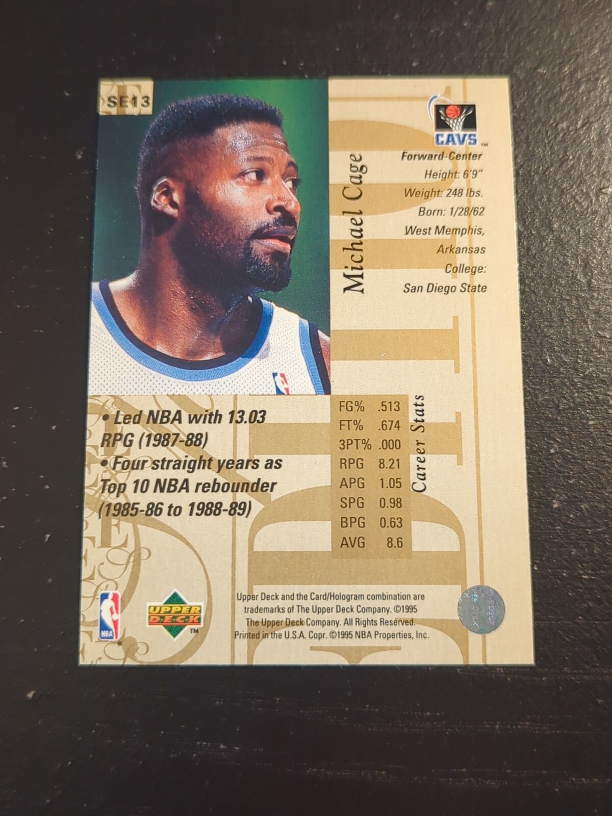 1995-96 Upper Deck - Special Edition Gold #SE13 Michael Cage for sale ...