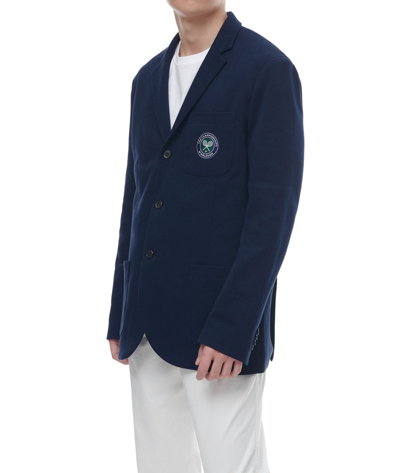 Genuine Polo Ralph Lauren Wimbledon Double Knit Blazer - Navy | eBay