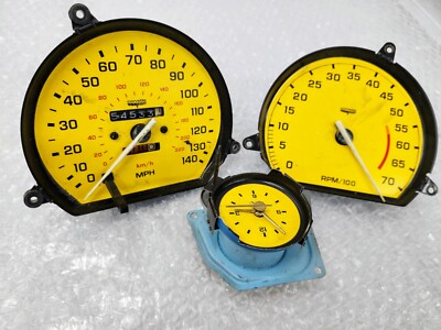 79-82 C3 Corvette Speedometer 140mph & Tachometer Gauge Cluster Set ...