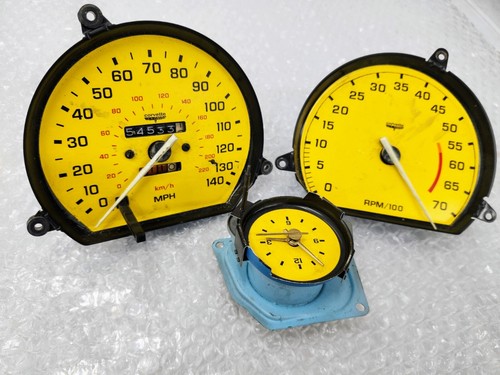 79-82 C3 Corvette Speedometer 140mph & Tachometer Gauge Cluster Set ...