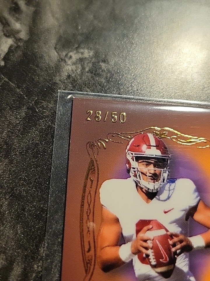 Bryce Young And Tanner McKee Wild Card Dueling Guns Card Numbered 28/50 ...