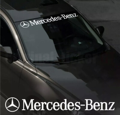 Mercedes-Benz WINDSHIELD CAR premium STICKER vinyl decal C-class A ...