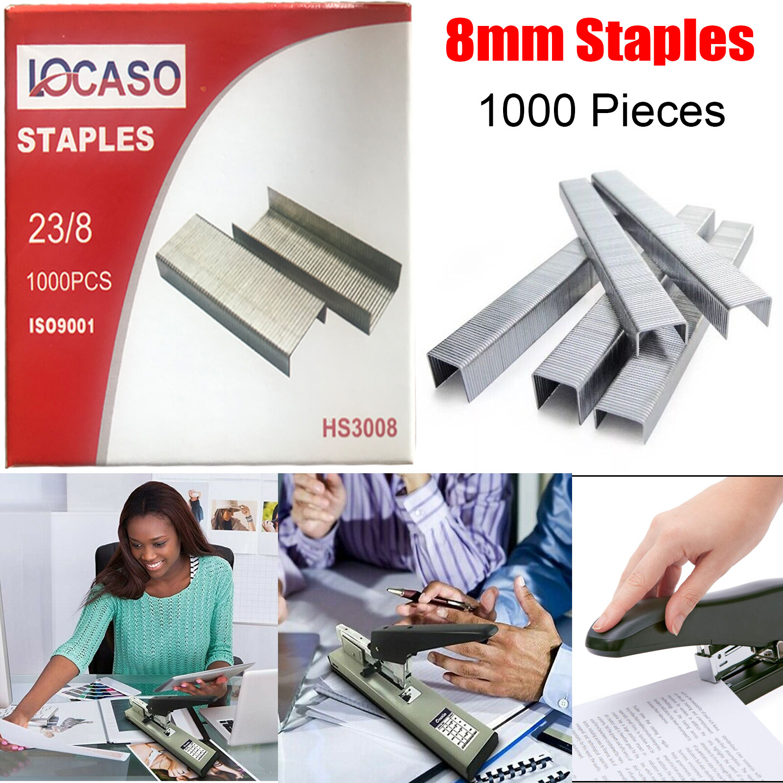 1000pcs Heavy Duty 12mm Staples Staple Gun Tacker Upholstery Stapler ...