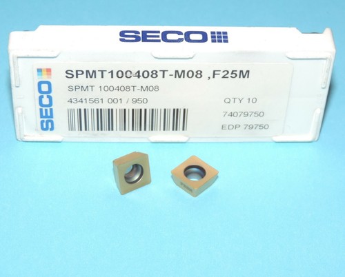 SPMT 100408T-M08 F25M SECO CARBIDE INSERT | eBay