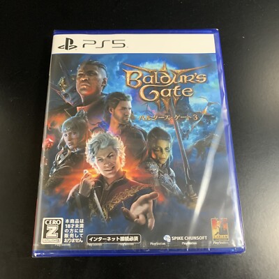 Unopened PS5 Baldur's Gate 3 Sony PlayStation 5 Spike Chunsoft Sealed ...