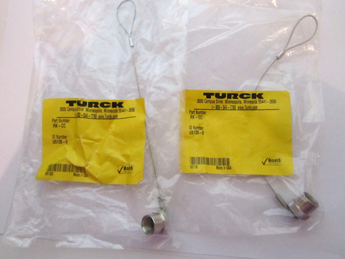 2 X TURCK RK-CC U5135-0 CLOSURE/DUST CAP COVER UNUSED SEALED | eBay ...
