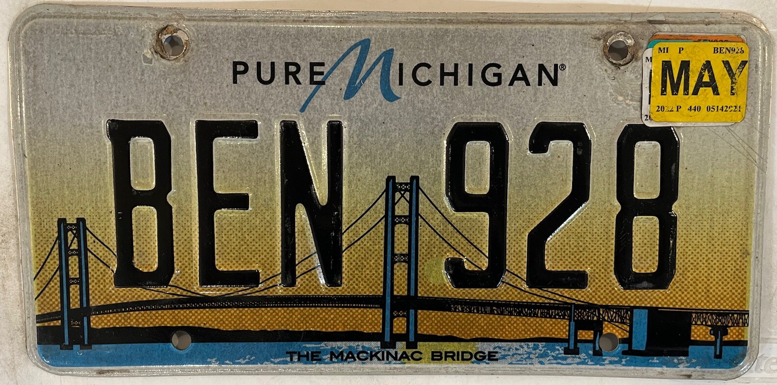 Vanity BEN BENJAMIN BENNY license plate Benedict Bennett Bennie Bentley ...