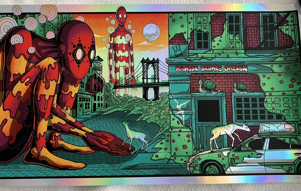 DAVE MATTHEWS BAND FOIL POSTER 11/18/2022 MSG NYC JIM MAZZA DMB #196/ ...