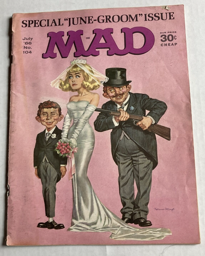 MAD Magazine July 1966 #104 Special June Groom Issue Alfred E. Newman ...
