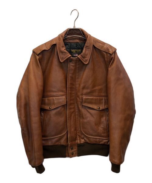 Vanson A-2 Leather Flight Jacket - Men's Medium, Clas… - Gem