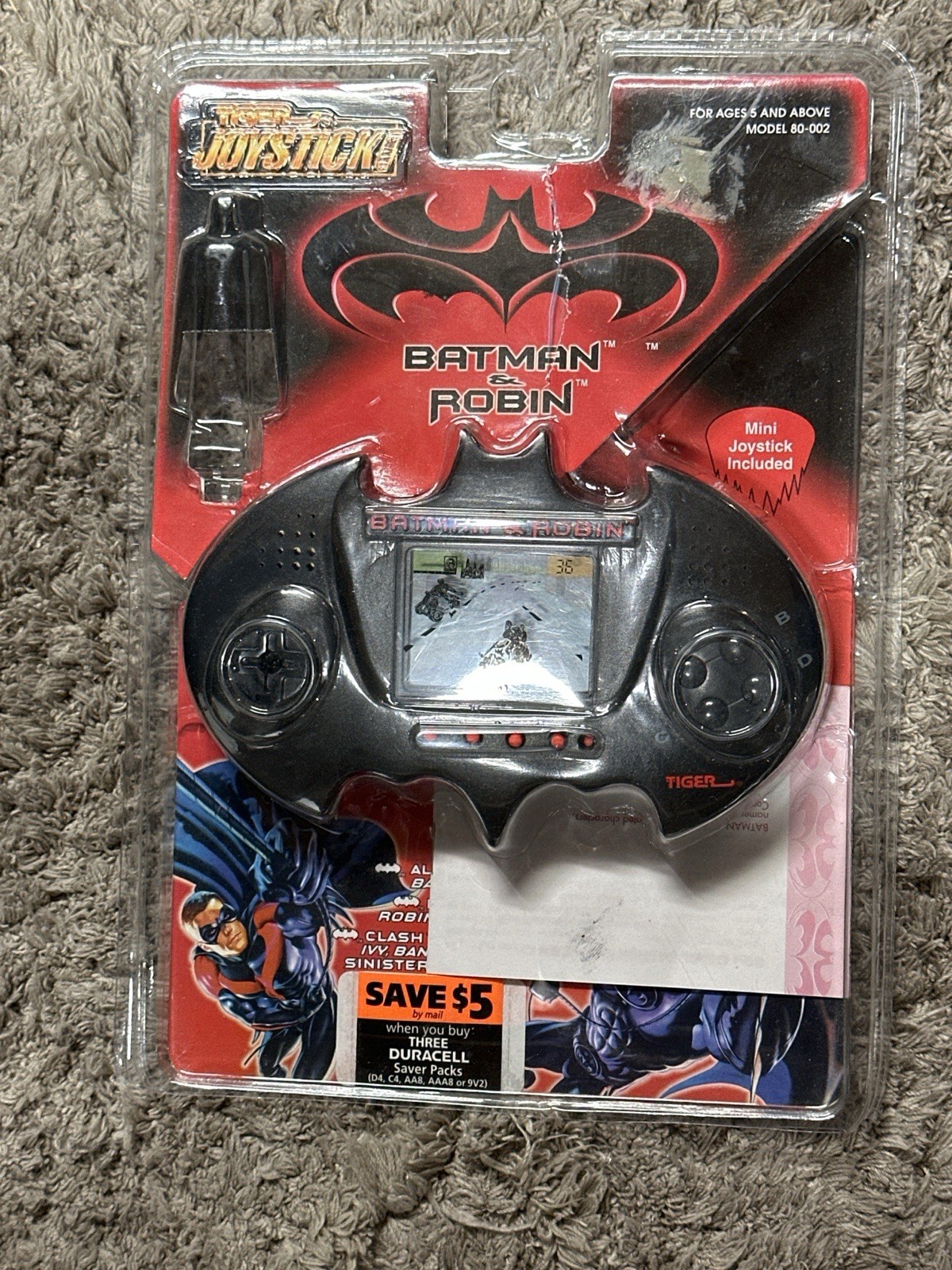 1997 Tiger Electronics Batman & Robin LCD Handheld Game –– Model 60-002 ...