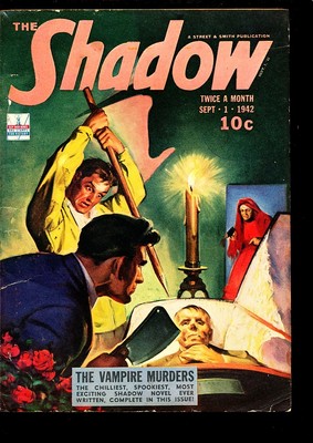 Shadow Magazine - 09/01/42 - Condition: FN-VF - Vampire Murders - PULP ...