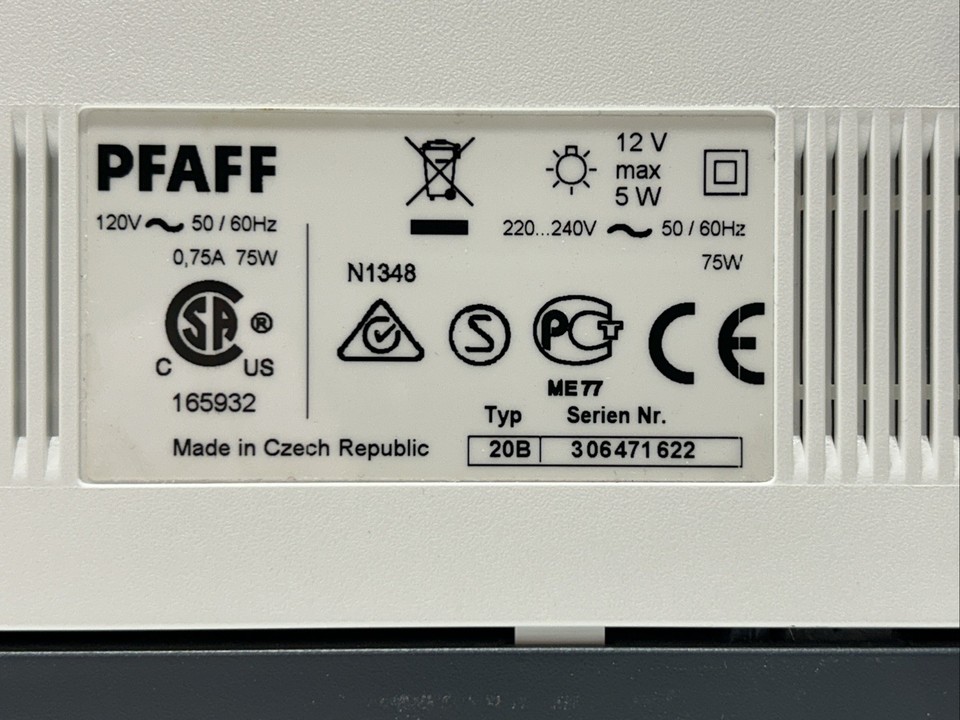 PFAFF Performance 2056 Sewing Machine- Touchscreen Doesn’t Work | eBay