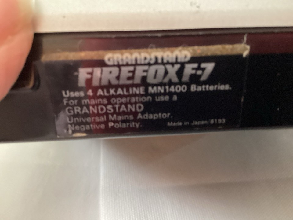 Grandstand FIREFOX F7 Vintage Table-Top Electronic Game Tested Working ...