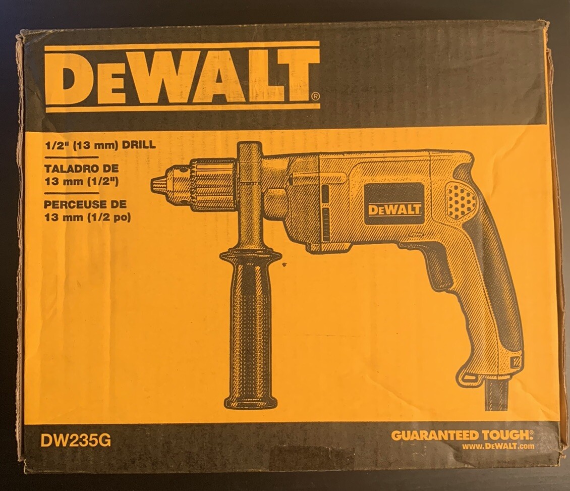 DEWALT DW235G 1/2" Variable Speed Corded Drill - Yellow for sale online ...