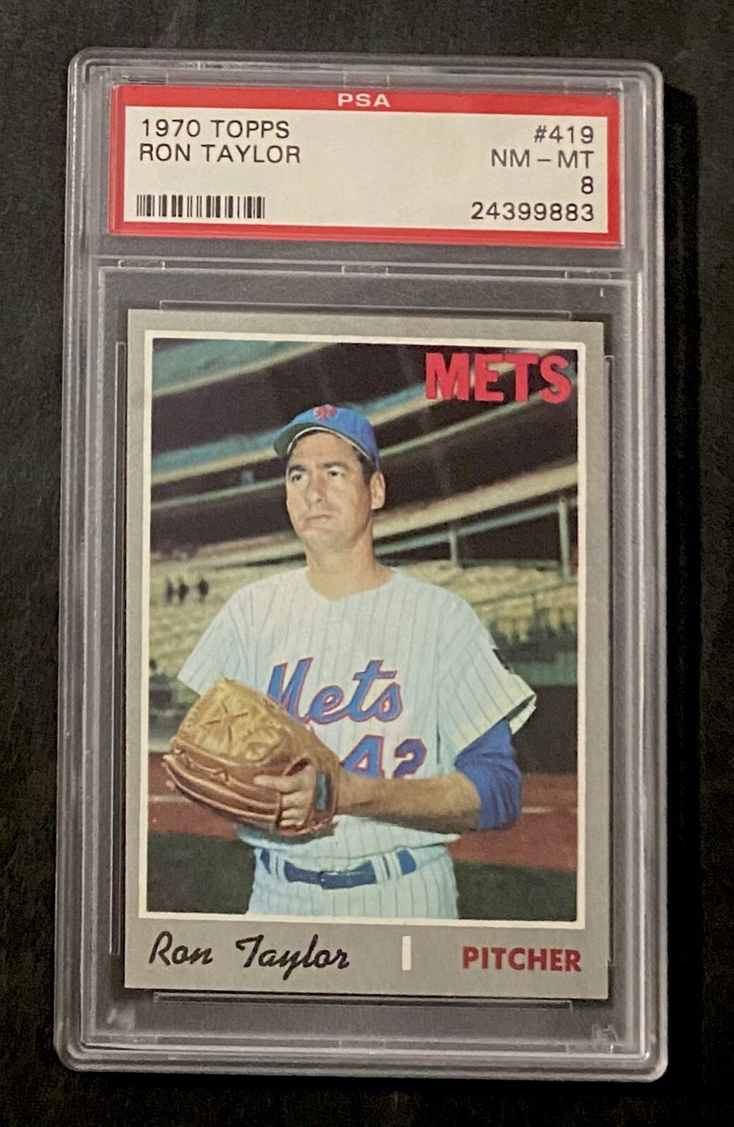 1970 Topps Ron Taylor #419 PSA 8 NM-MT! | eBay