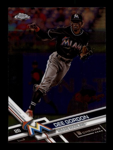 2017 Topps Chrome #41 Dee Gordon Miami Marlins | eBay