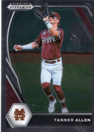2021 Panini Prizm Draft Picks Tanner Allen Baseball Card PDP118 MSU ...