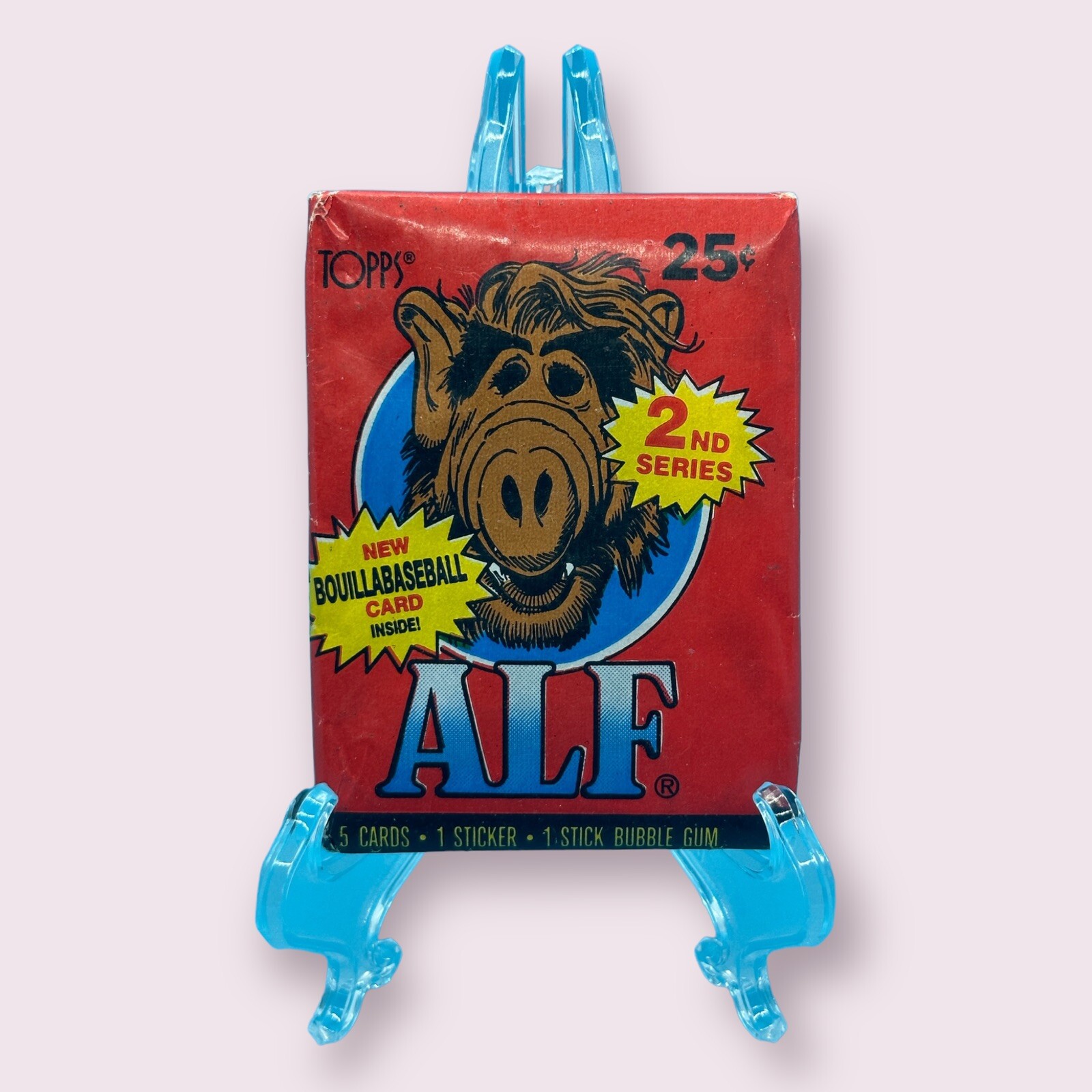 1987 Topps Alf Series 2 Cards 1 Sticker 1 Stick Bubble Gum (Don’t Eat ...
