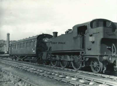 PHOTO UNIDENTIFIED GWR 51XX CLASS 2-6-2T AND EX-GWR COACH AT WOODHAM ...