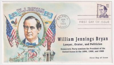 WILLIAM JENNINGS BRYAN $2.00 Stamp KSC First Day Cover C4789 | eBay