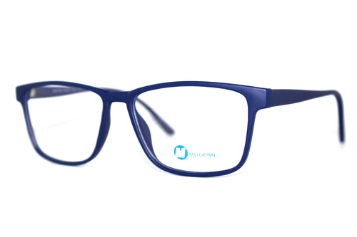 NEW MODERN OPTICAL EMERY NAVY AUTHENTIC EYEGLASSES FRAMES 55-17-140MM ...