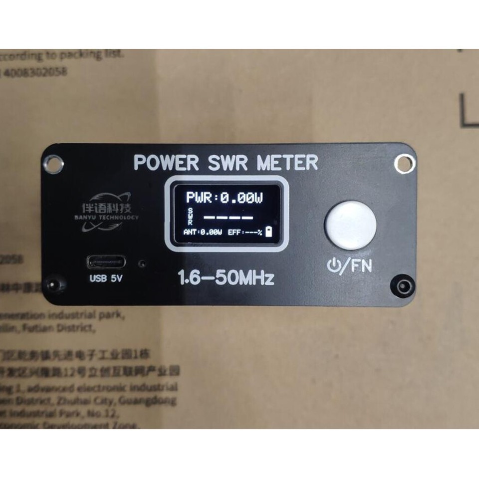 1.6-50MHz PWR SWR Meter POWER SWR METER 0.5-150W SWR Power Watt Meter ...