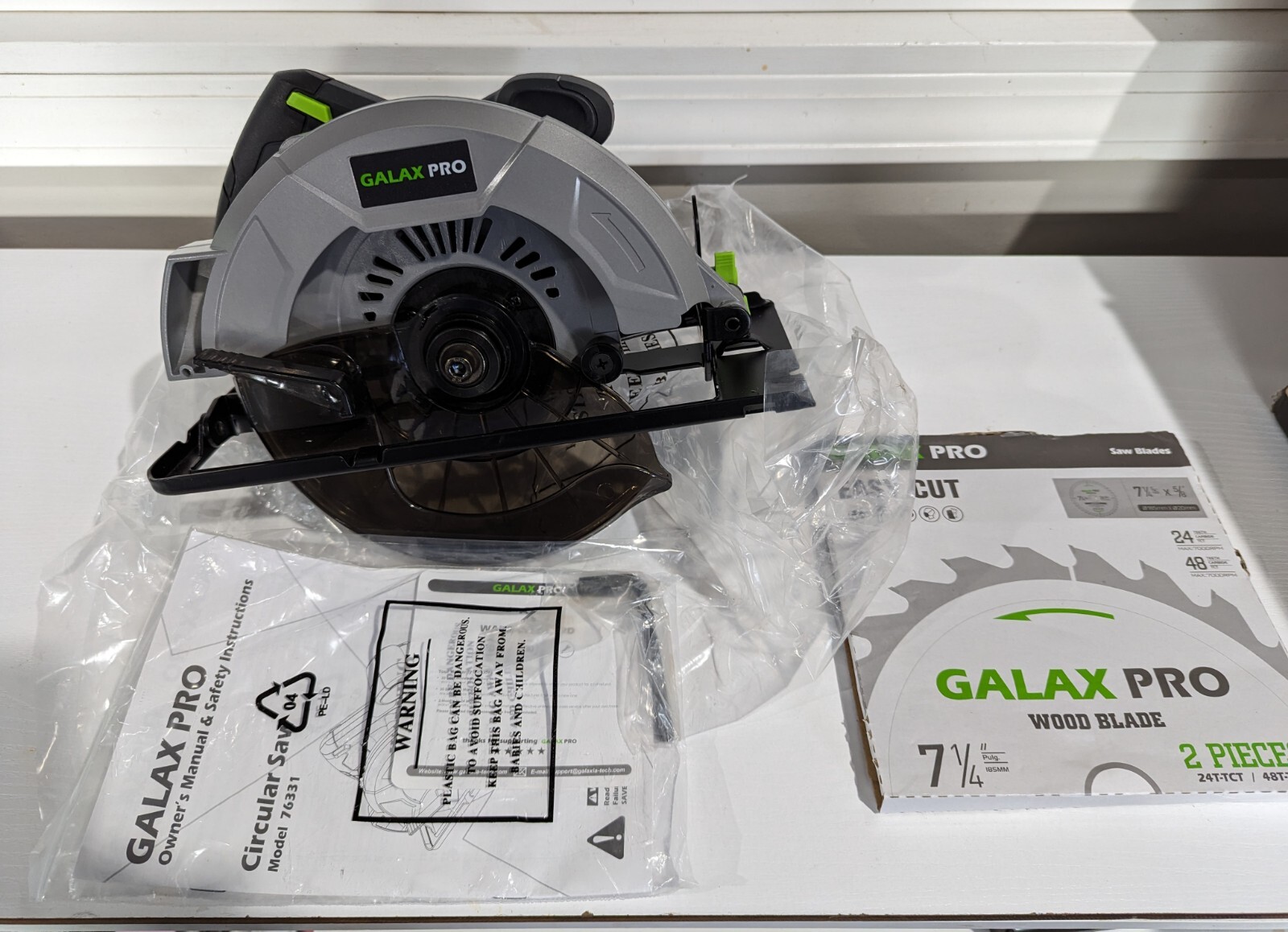 GALAX PRO Circular Saw 5800 RPM Hand-Held Cord Circular Saw, 10 Amp ...