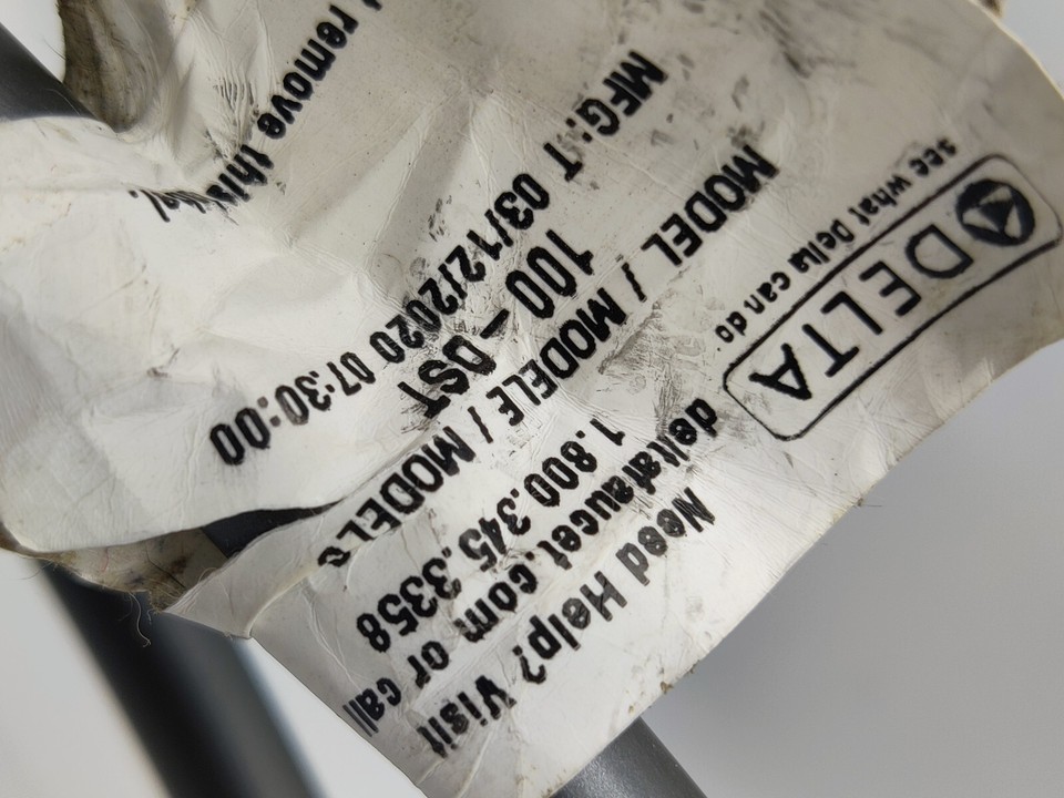 Delta 100-DST Single Handle Kitchen Faucet Chrome | eBay