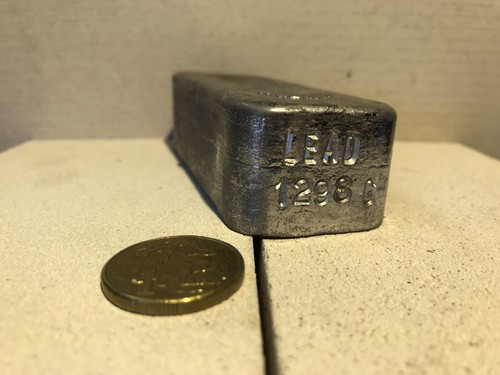 Lead Ingot 1298 gram Hand Poured (Pb) | eBay