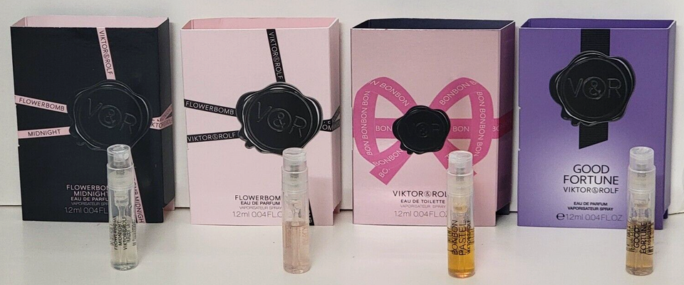 Viktor & Rolf Flowerbomb EDP, Midnight EDP, Bon Bon EDT, GOOD FORTUNE ...