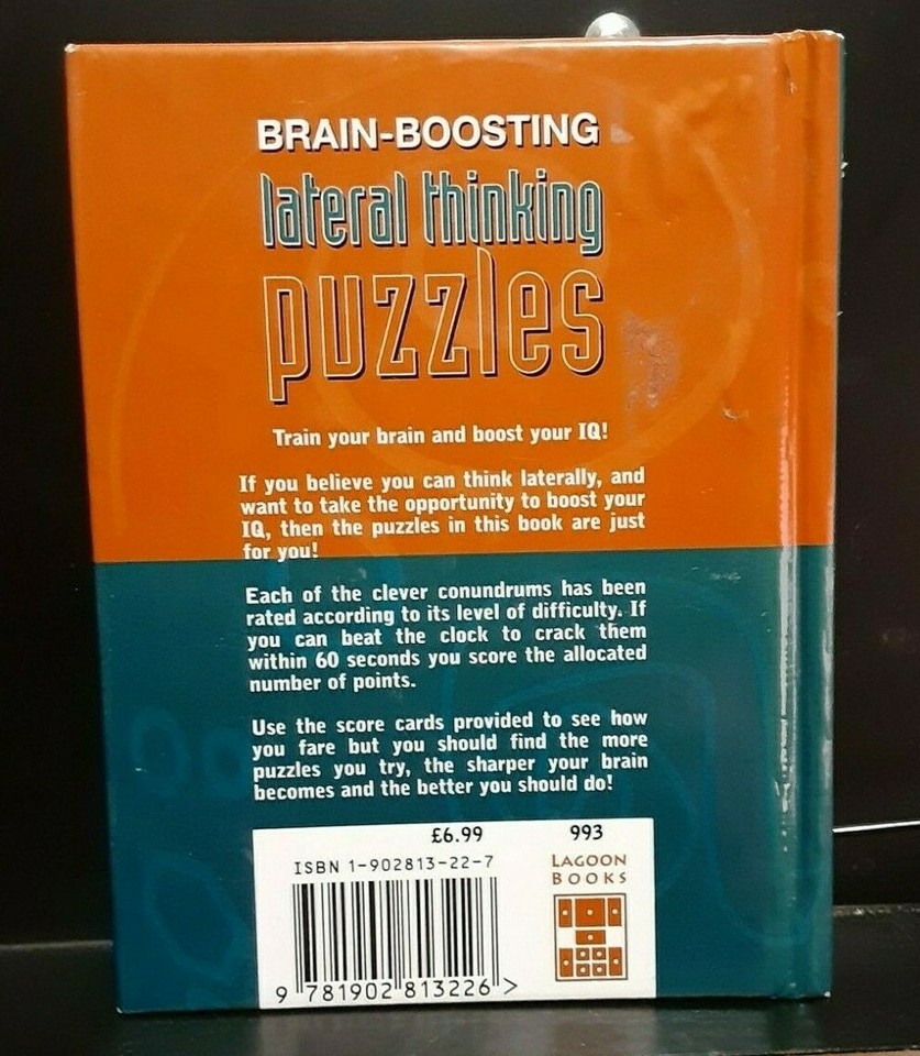 Brain Boosting Lateral Thinking Puzzles The Ultimate IQ Workout Lagoon ...