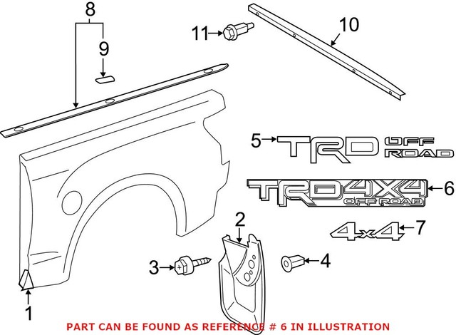 TOYOTA 759960C080A0 Genuine OEM Decal for sale online | eBay