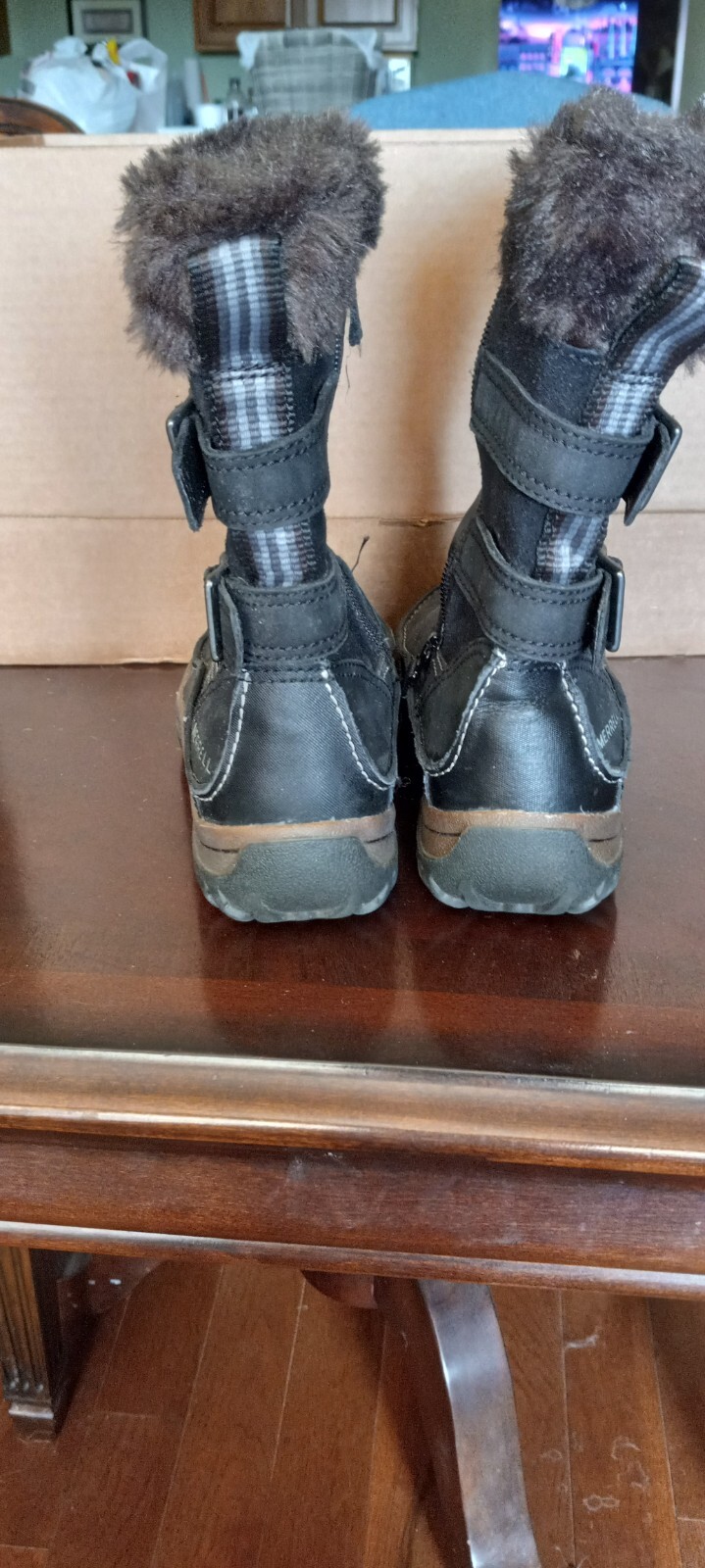 MERRELL Select Dry Leather Boots Womens 5.5 Black Warm 200 Gram Grip ...