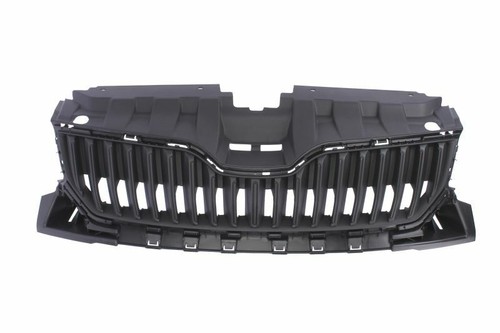 SKODA FABIA 2014 - 2018 FRONT MAIN GRILLE BLACK OE 6V08536539B9 ...