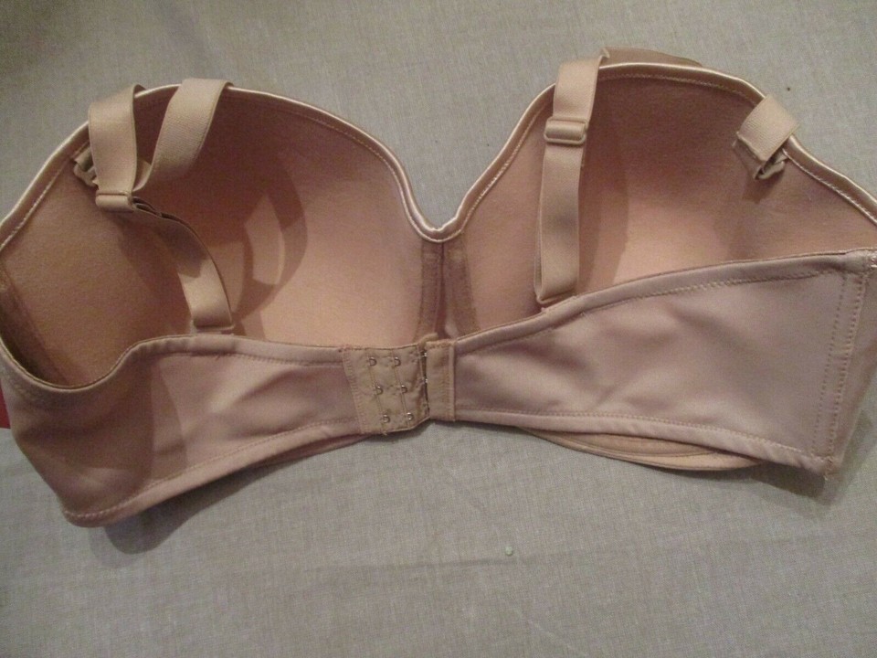 908B4 Crown-ette 6021 Full Coverage Convertible Underwire Bra 44D Beige ...