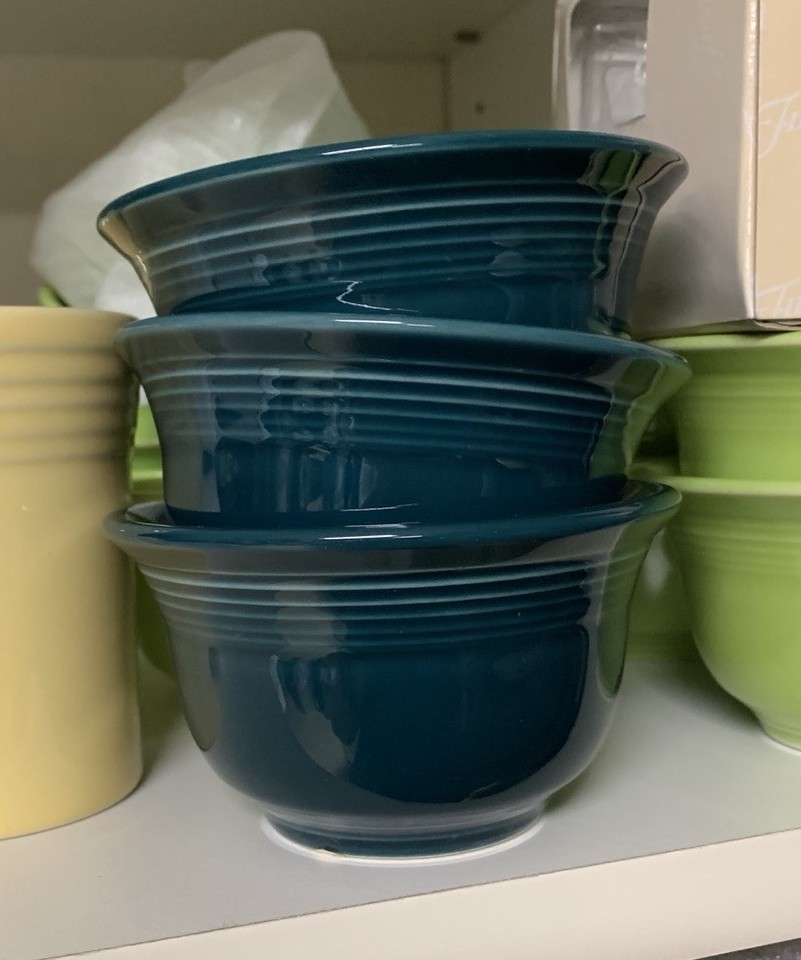 Fiestaware New w Label Juniper Bouillon Bowl - HLC Fiesta Retired Prep ...