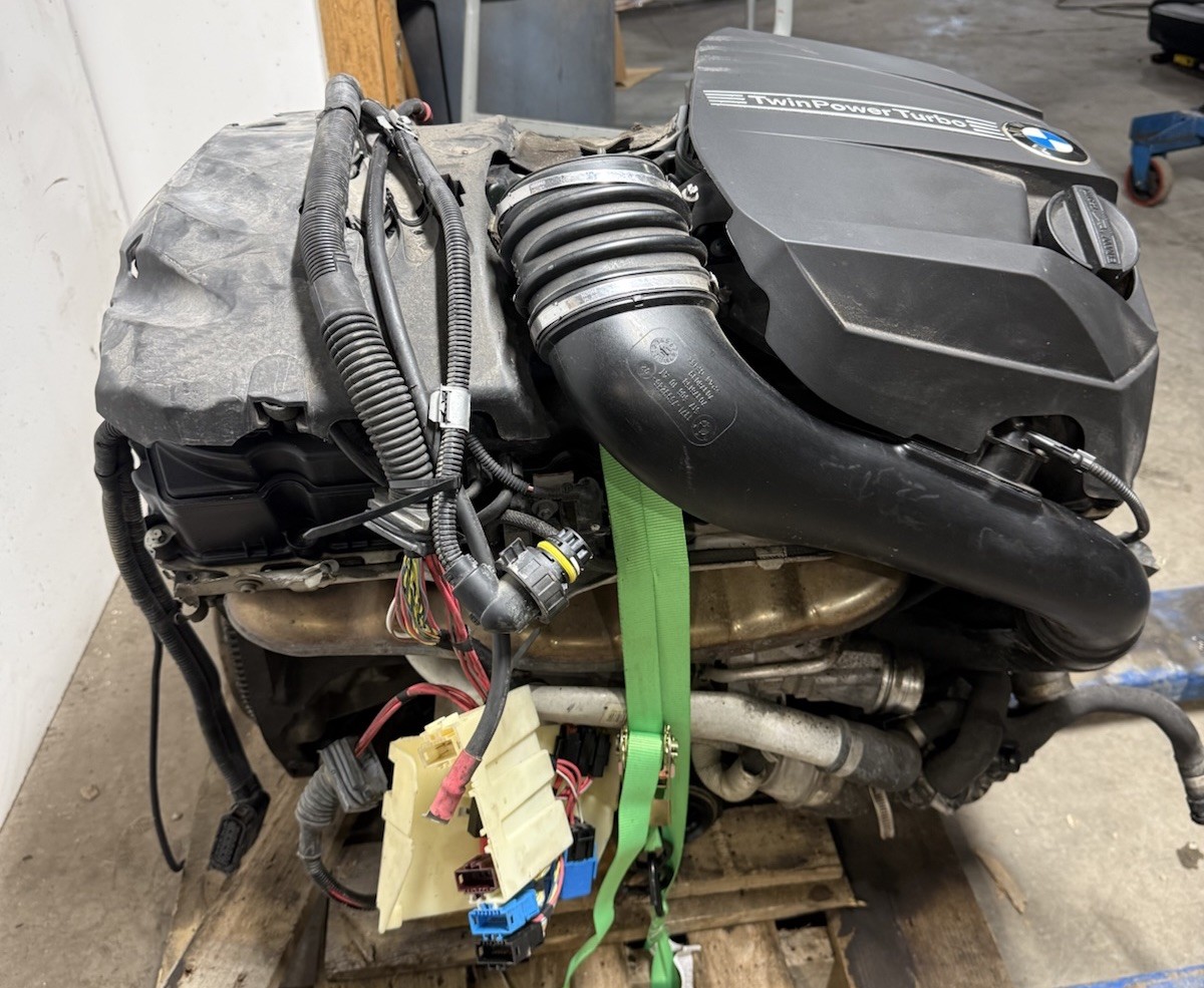 BMW 2011 E88 E93 E92 E90 135i 335i PWG Long Block N55 COMPLETE ENGINE ...