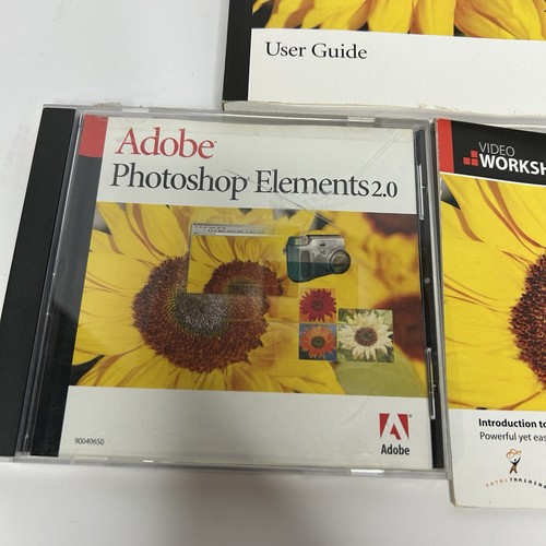 Adobe PHOTOSHOP ELEMENTS 2.0 PC-Mac w/ Manual | eBay