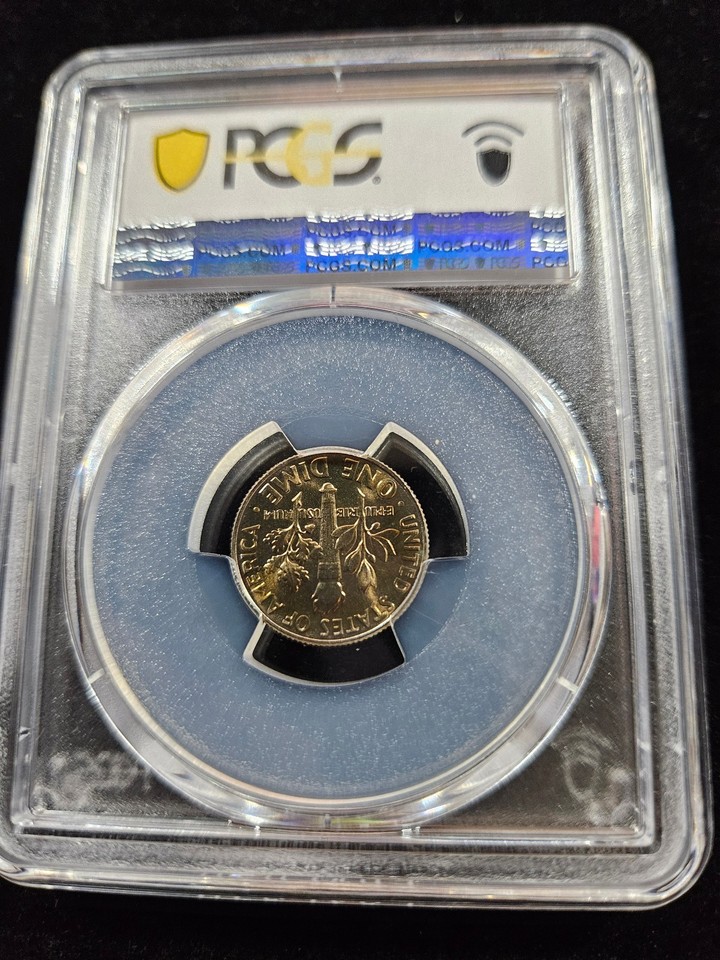 🌟 1965 SMS Roosevelt Dime Special Mint Set Coin PCGS SP67 TONED | eBay
