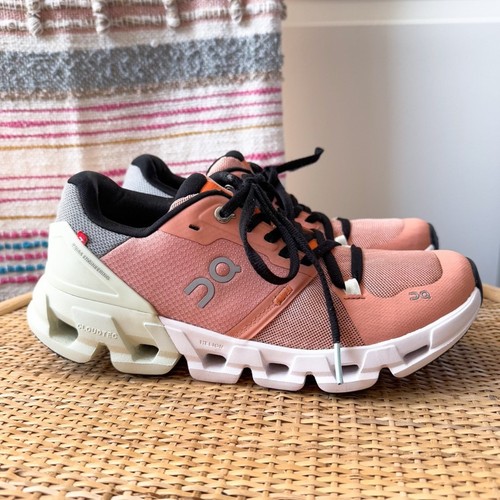 On Running Cloudflyer 4 Peach Aloe Road Running Walking Sneakers Women’s Size 7 | eBay